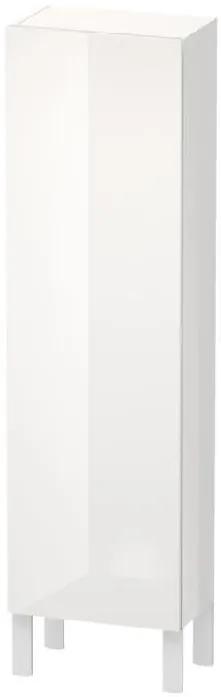 Duravit L-Cube - Skříňka vysoká 1320x400x243 mm, pravá, lesklá bílá LC1168R2222