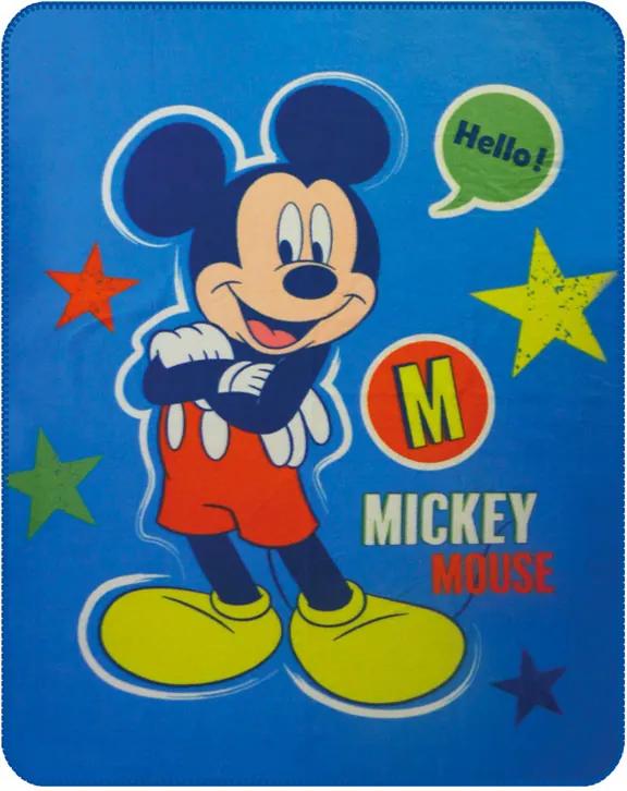 CTI Fleece deka Mickey Expressions Polyester, 110/140 cm