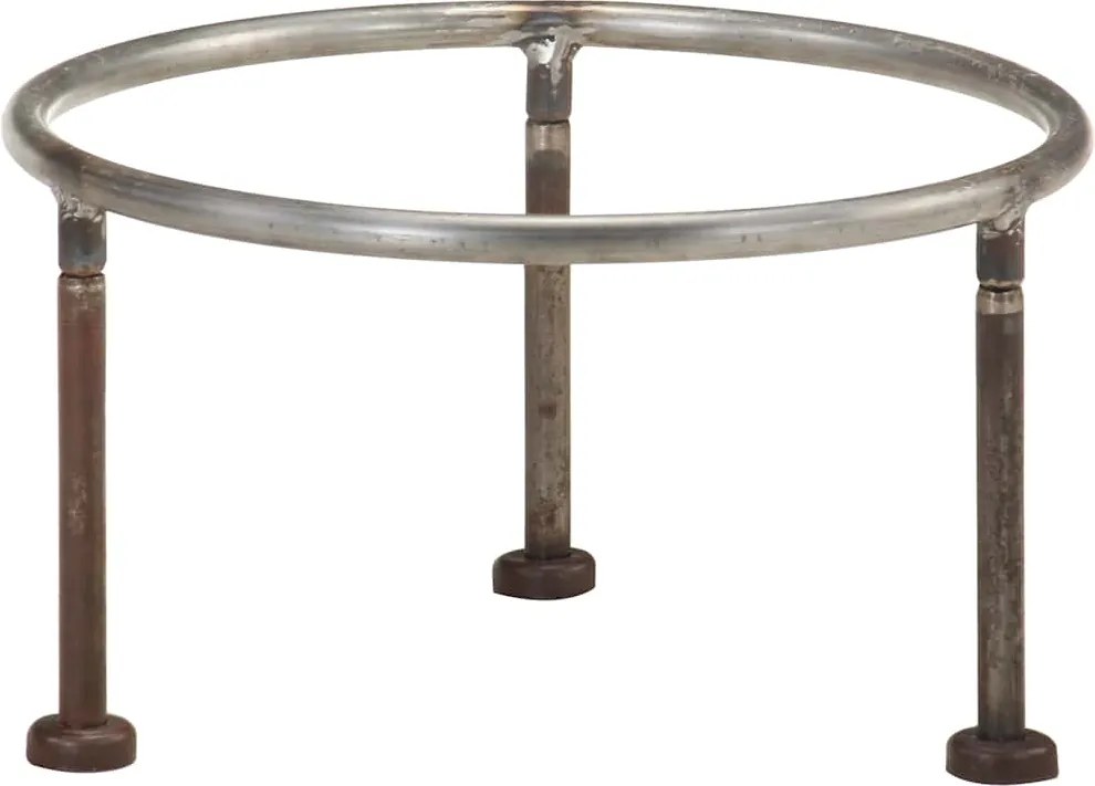 Pestrobarevná rustikální mísa na oheň Ø 40 cm železo 321945