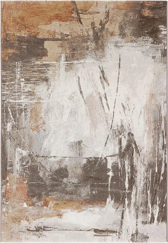 Moderní kusový koberec Ragolle Argentum 63843 9248 Abstraktní béžový Rozměr: 240x330 cm