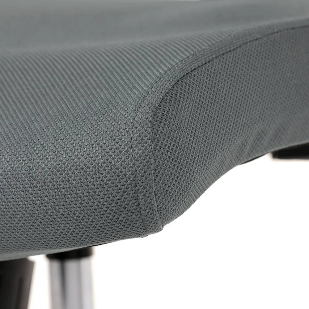 Kancelářská otočná židle VILD — látka, černá / šedá Autronic