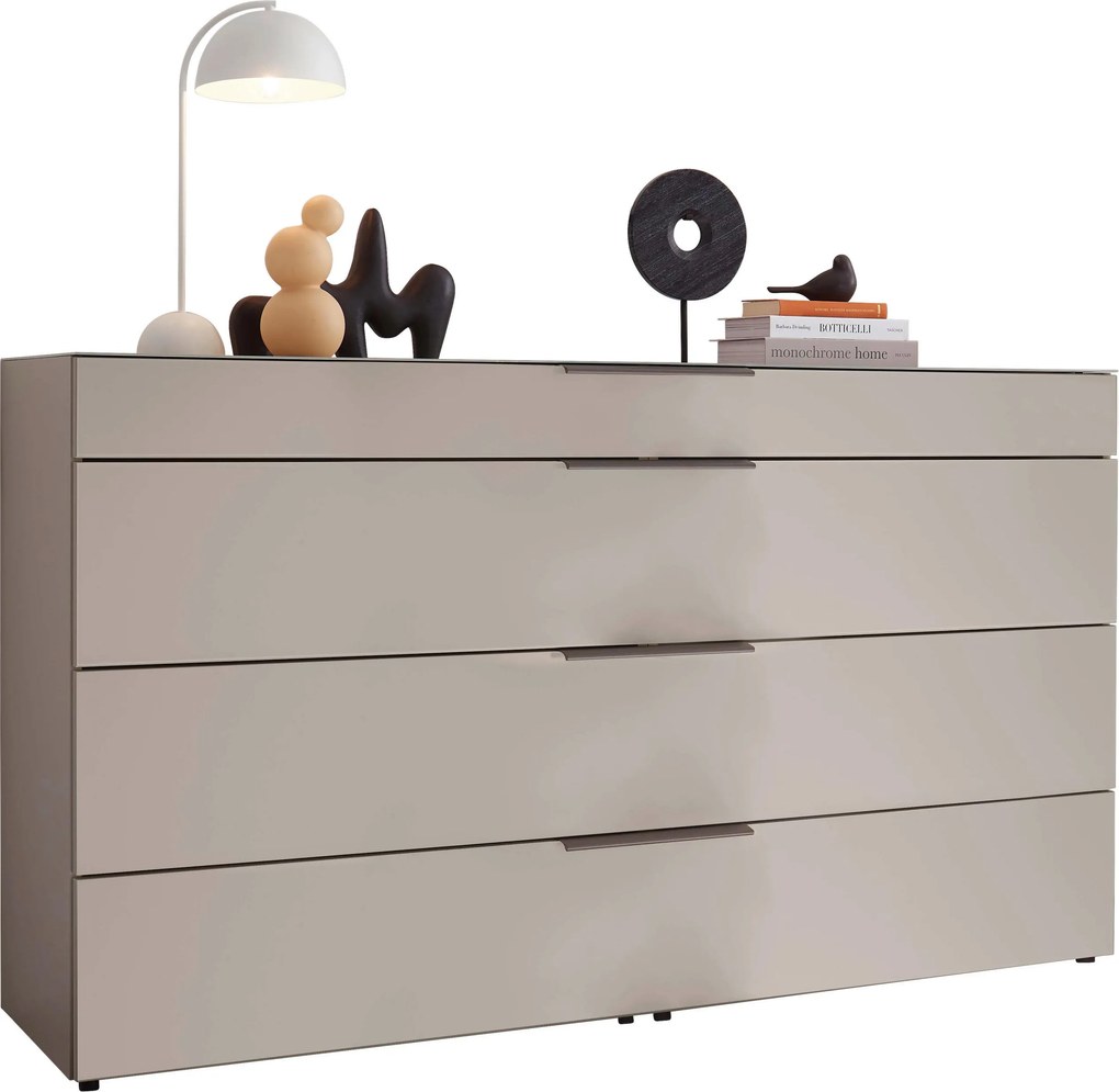 XXXLutz ŠIROKÁ KOMODA, šedá, 160/91,2/43 cm Dieter Knoll - Široké komody - 000442000426