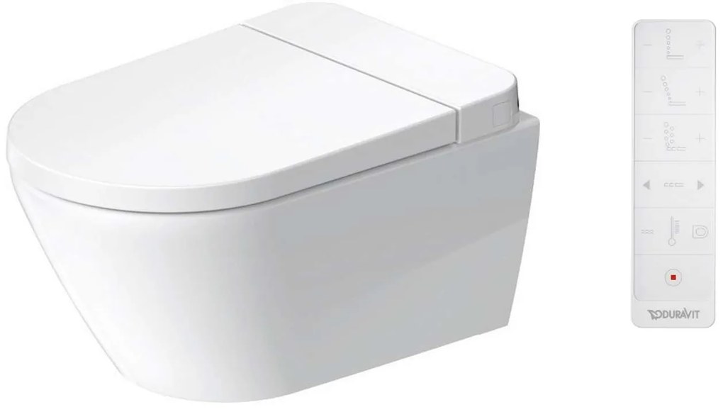 Duravit SensoWash D-Neo - Elektronický bidet s keramikou, závěsný, DuraShield, Rimless, SoftClose, bílá 654000012004300