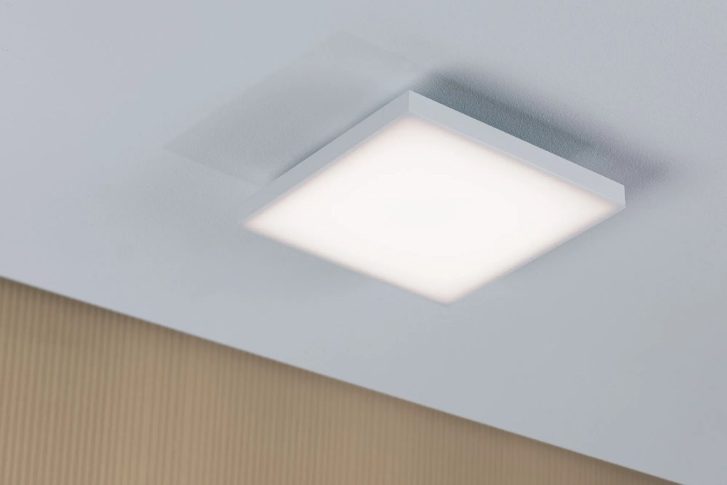 Paulmann Velora, subtilní stropní LED panel bez rámečku, 13W LED 3000K, 22,5x22,5cm