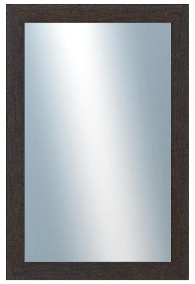 DANTIK - Zarámované zrcadlo - rozměr s rámem cca 40x60 cm z lišty RETRO černá (2528)
