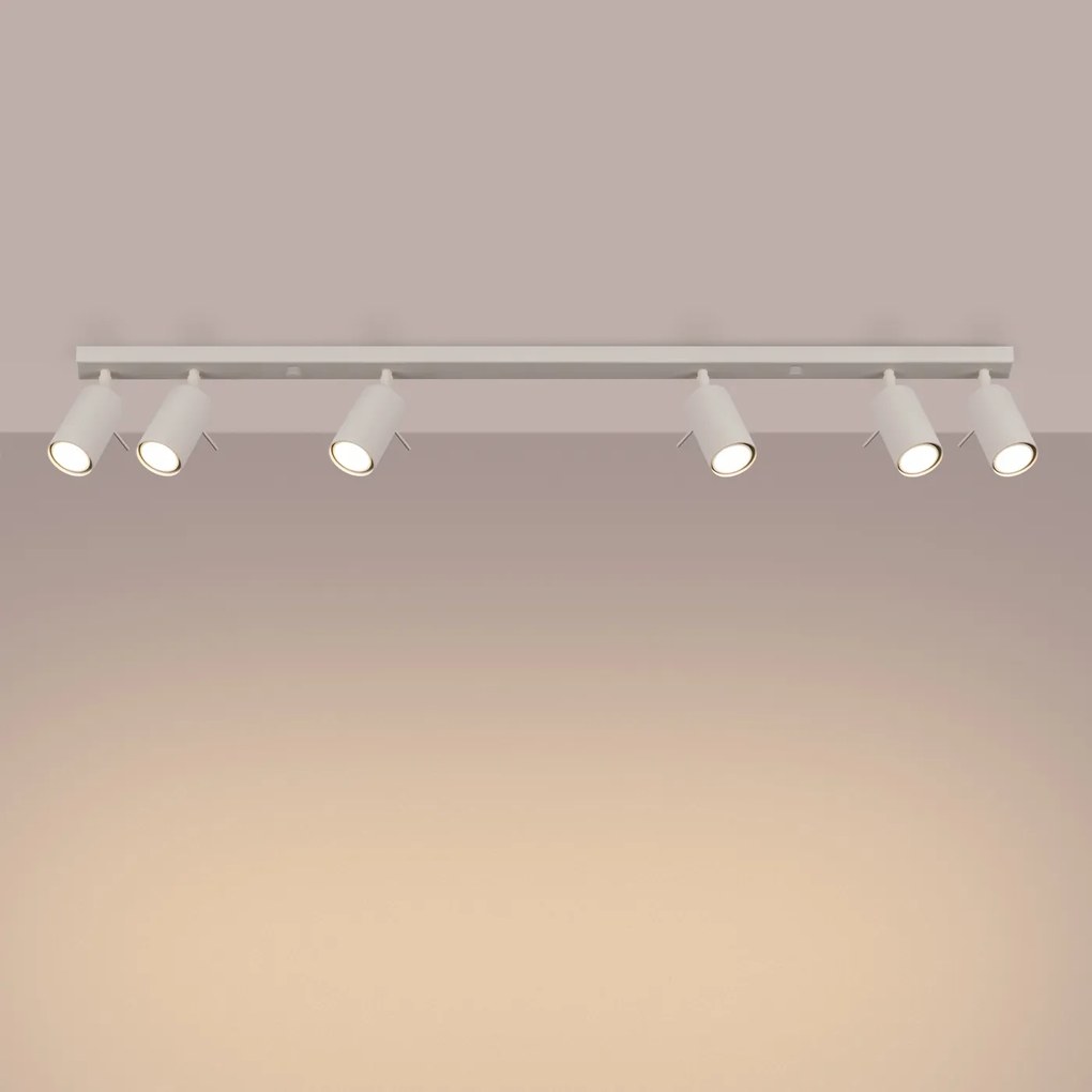 Sollux Lighting Stropní svítidlo RING 6L béžové