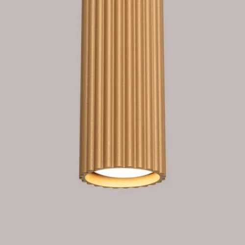 Závěsné svítidlo SOLLUX KARBON 1 zlaté GU10 1x10W bez žárovky SL.1554
