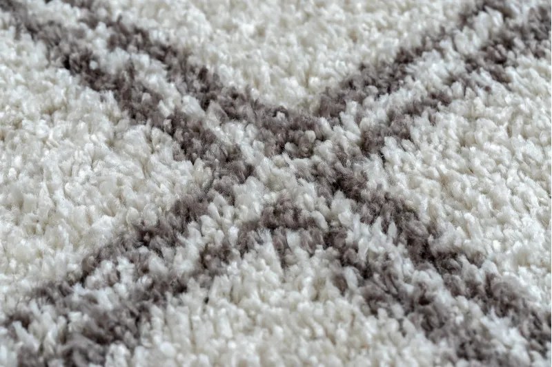 Dywany Łuszczów, Kusový koberec Berber Asila B5970 cream and brown, 140x190, béžová, obývací pokoj