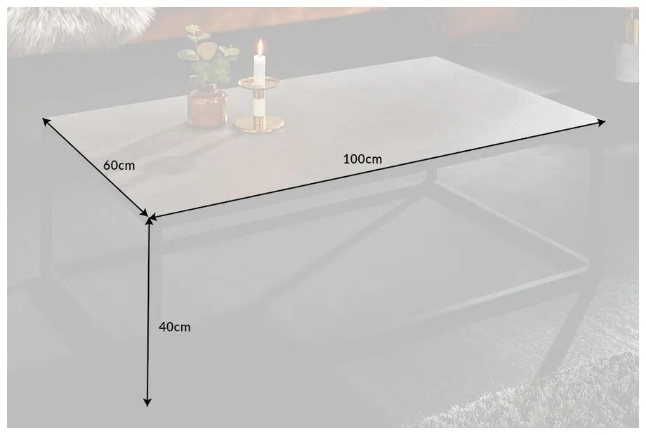 Massive home | Konferenční stolek SYMBIOSE BETON 100 CM keramika