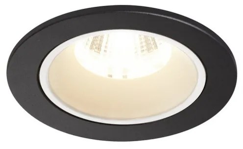 NUMINOS® DL S vnitřní LED zápustné stropní svítidlo černá/bílá 4000 K 55° včetně listových pružin -