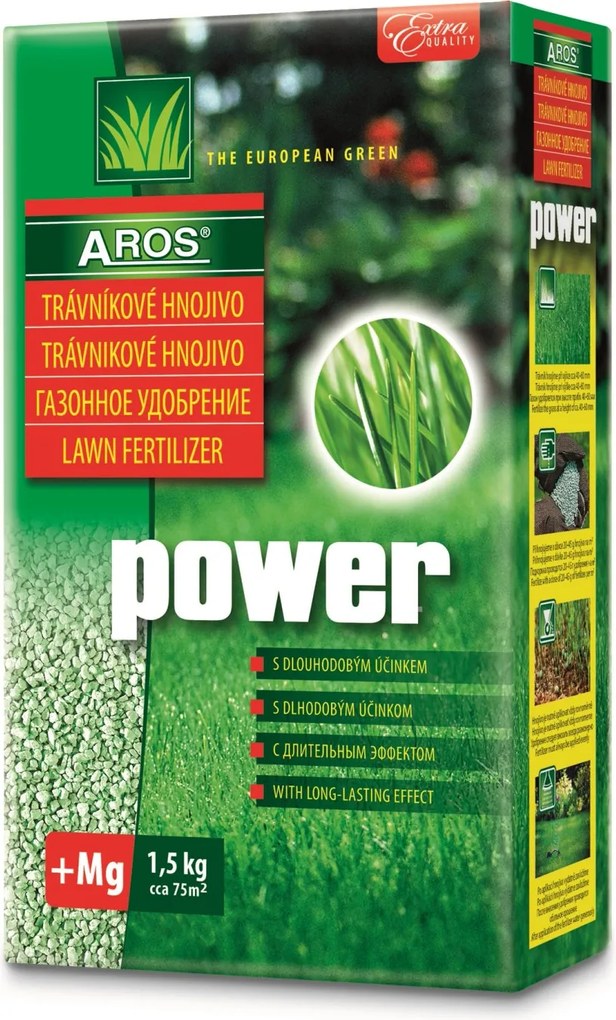 Aros Trávníkové hnojivo POWER 1,5 kg