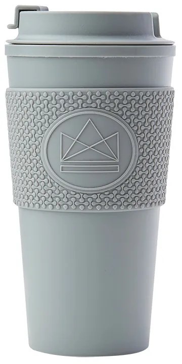 Nepropustný termohrnek, 450ml, Neon Kactus, šedý