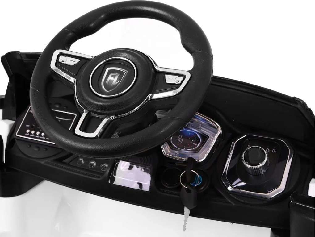 Ramiz Elektrické autíčko Rapid Racer pro děti, oranžové SUV + dálkové ovládání