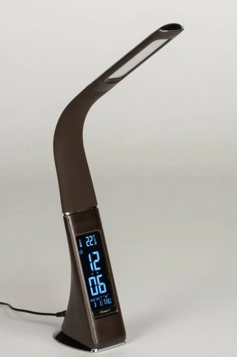 Stolní designová LED lampa Tyax Brown