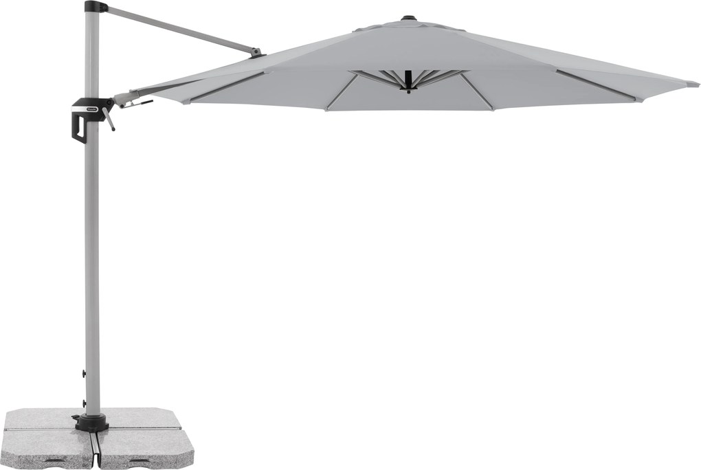Doppler ACTIVE 370 cm - výkyvný zahradní slunečník s boční tyčí - Rozbalené zboží (S324)