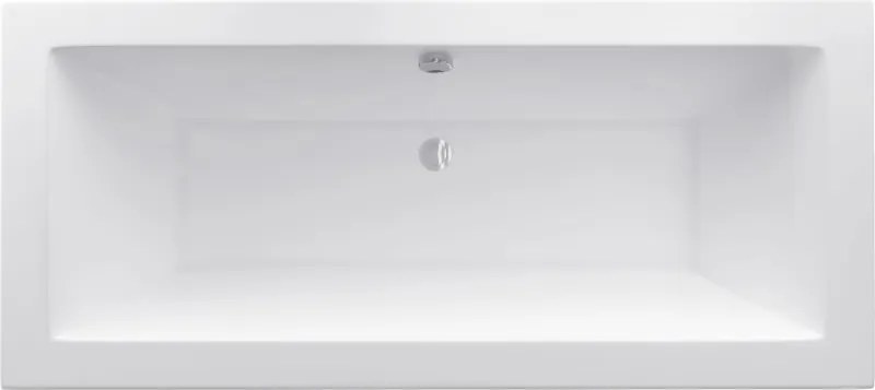 Mexen Cube obdélníková vana 170 x 75 cm s krytem, bílá - 55051707500X
