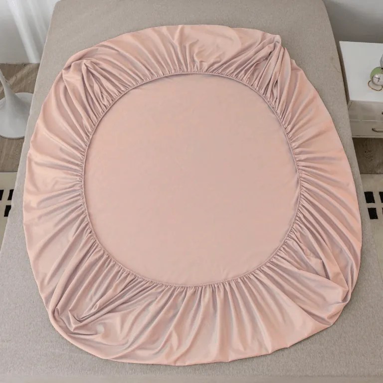 Prostěradlo z mikrovlákna MICROVELLE světle růžové 180x200 cm