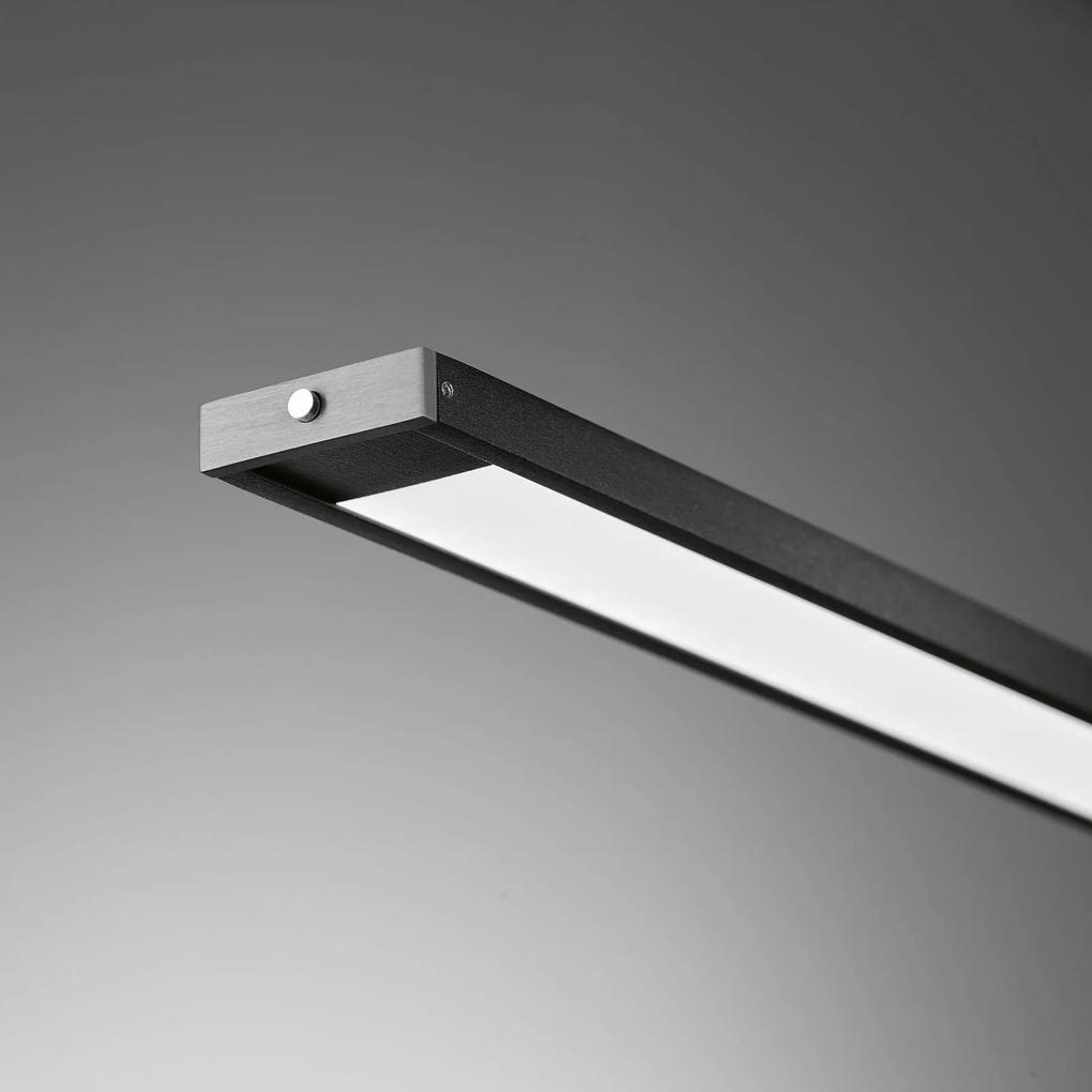 LED závěsné světlo Metz TW, CCT, délka 160cm černá