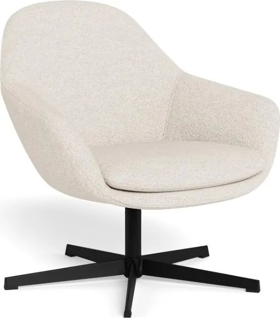 Otočné designové křeslo Claremore krémové
