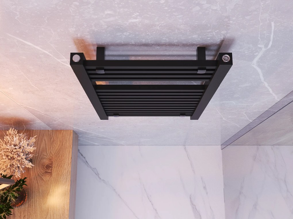 Erga Proper, topné těleso 800x500 mm, 466W, černá, ERG-LAV-PROP-8050-BK