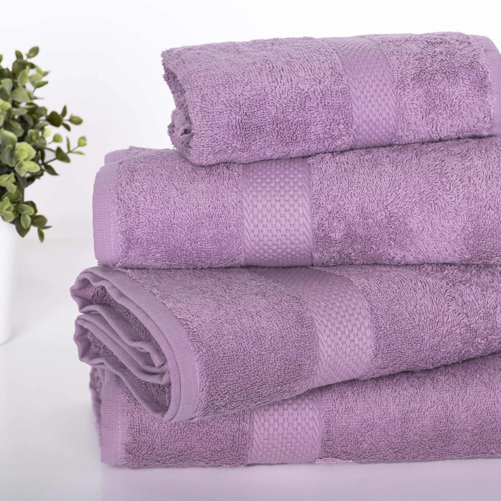 XPOSE® Froté ručník VERONA - tmavě levandulová 50x90 cm