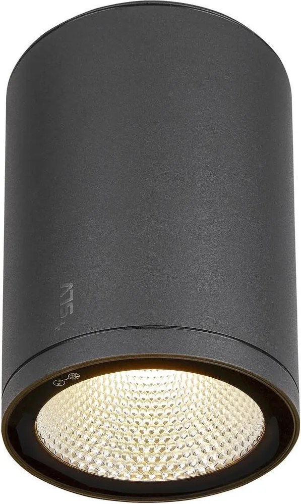 LA 1003442 ENOLA ROUND L Outdoor, stropní LED svítidlo, antracitové, CCT 3000/4000K - BIG WHITE (SLV)