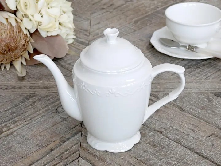 Porcelánová konvice na kávu/čaj Provence 900 ml