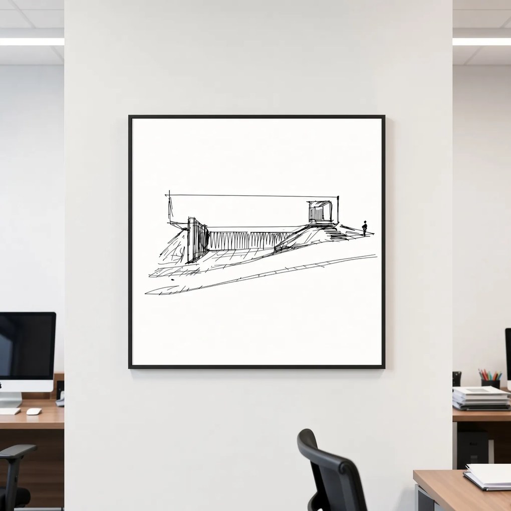 Toptabule.sk Bílá magnetická popisná tabule PREMIUM v hliníkovém černém rámu 90x60 cm
