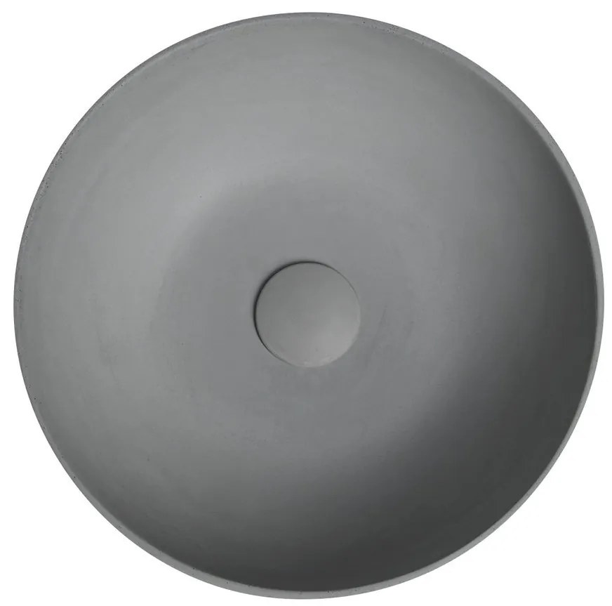 Sapho Sapho, FORMIGO betonové umyvadlo na desku, primer 39cm, šedá, FG317