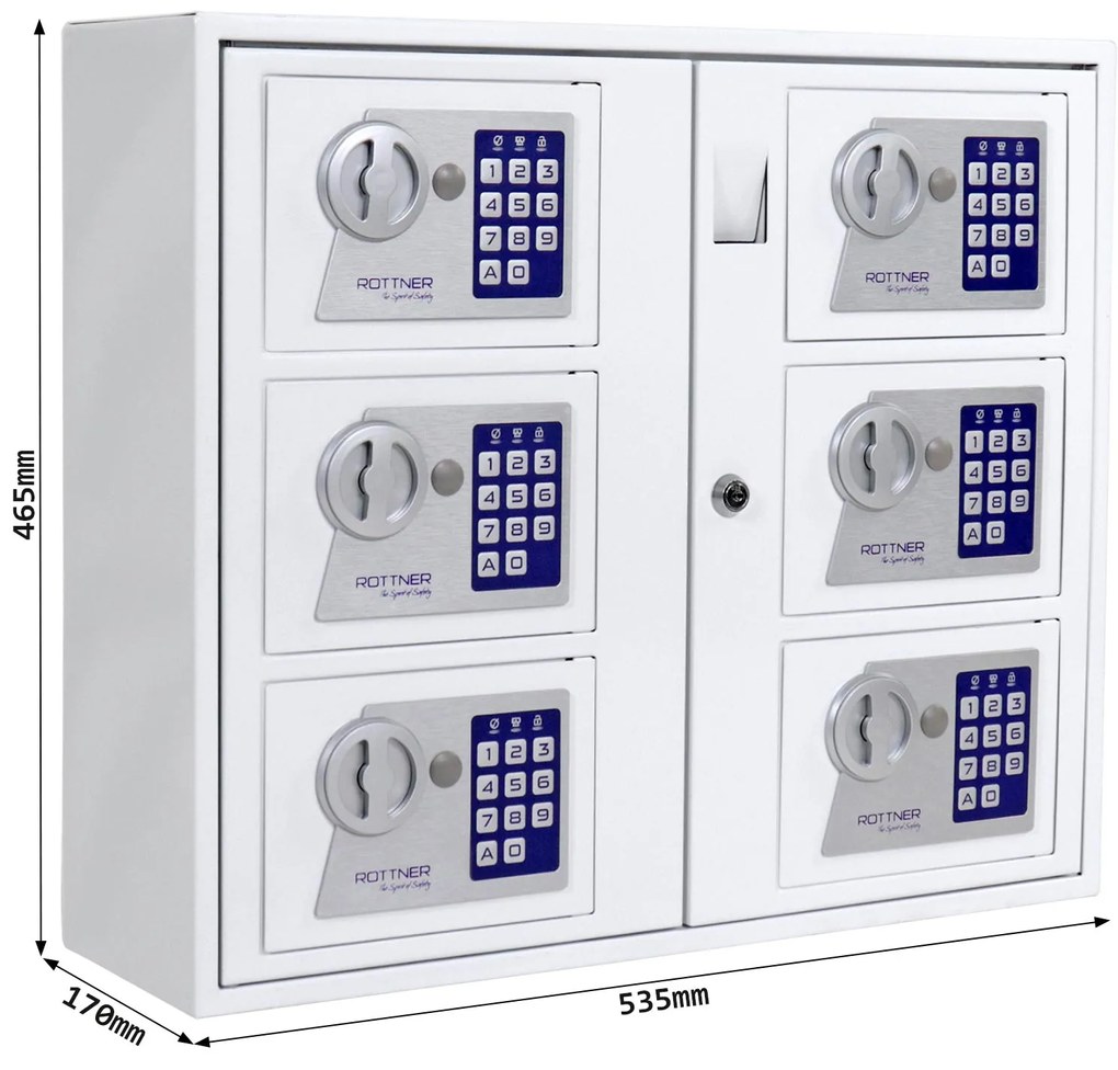 Rottner Security Rottner KeySystem 6 systém úschovy klíčů bílý
