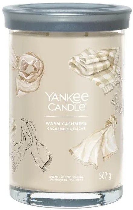 Svíčka yankee candle signature 2 knoty warm cashmere 567 g