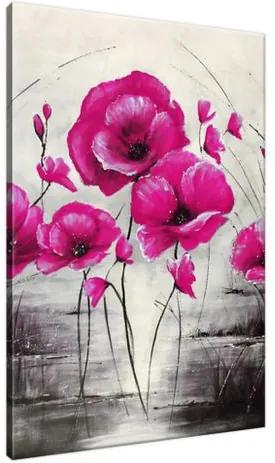 Ručně malovaný obraz Růžové Vlčí máky 70x100cm RM2453A_1AB
