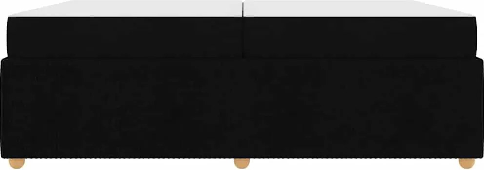 Rám postele Černá 200 x 200 cm textil 3398433
