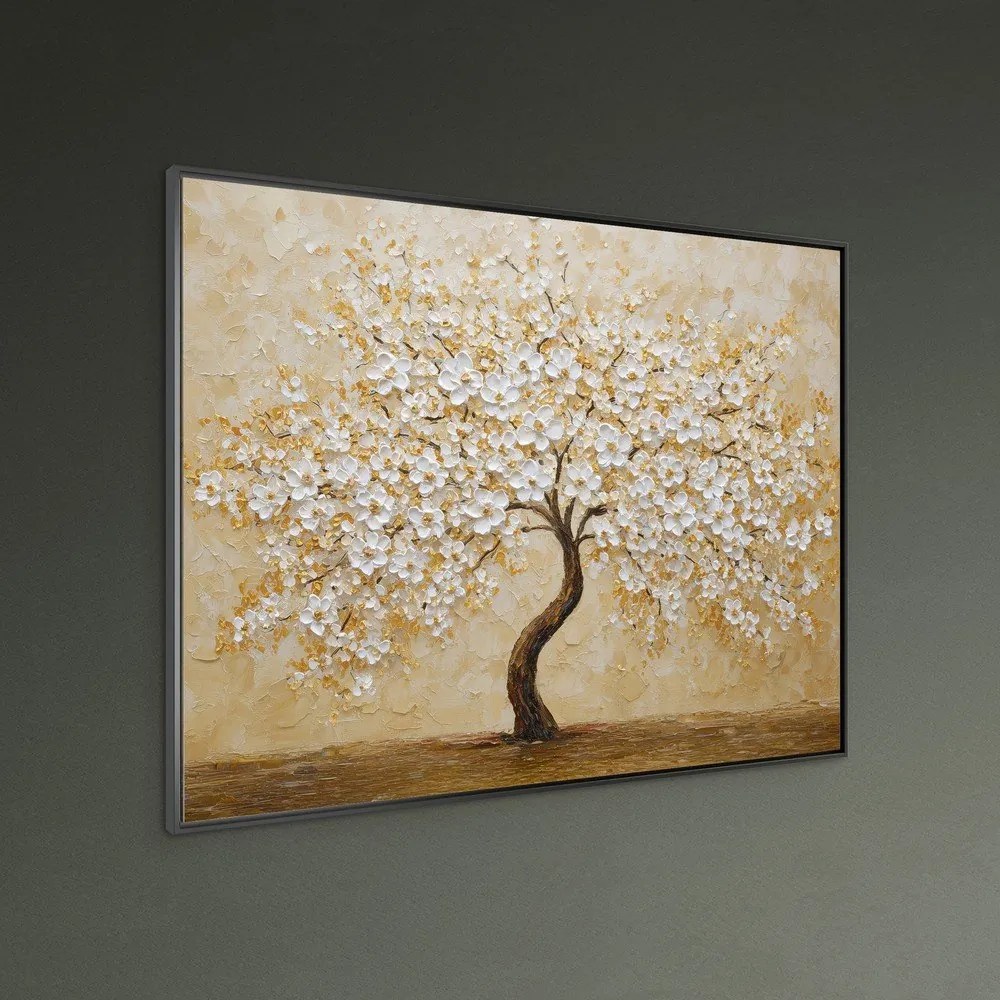 Tištěný obraz s rámem 80x60 cm Golden Tree – Styler
