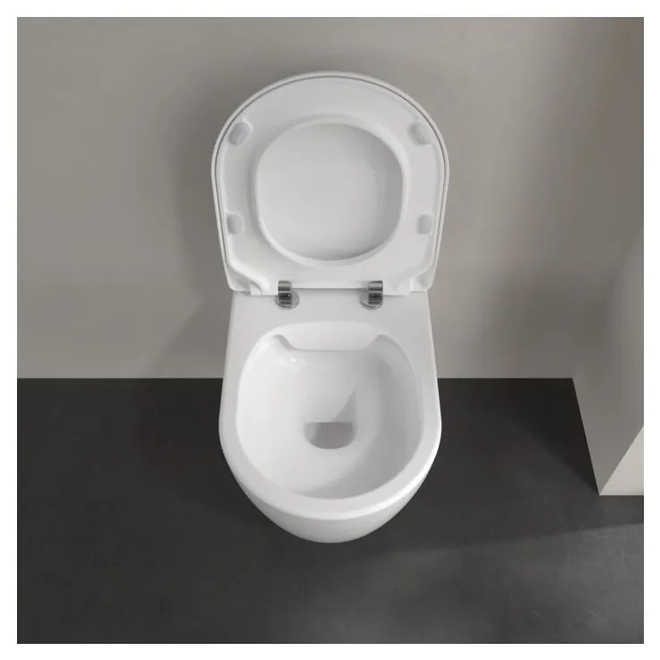 Villeroy & Boch Soul - Závěsné WC se sedátkem SoftClose, alpská bílá 4656HR01