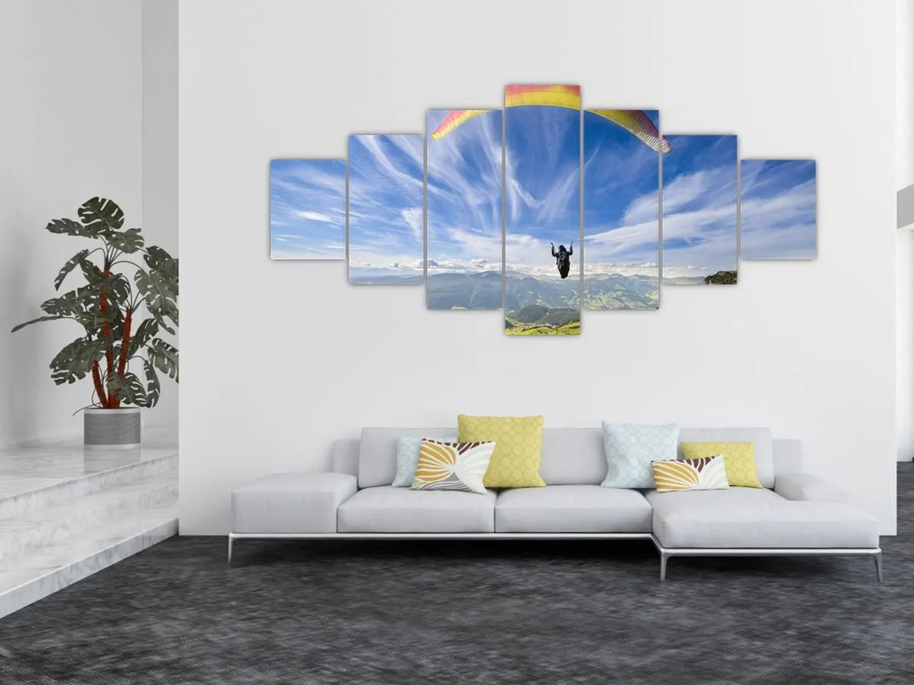 Obraz - Paragliding (210x100 cm)