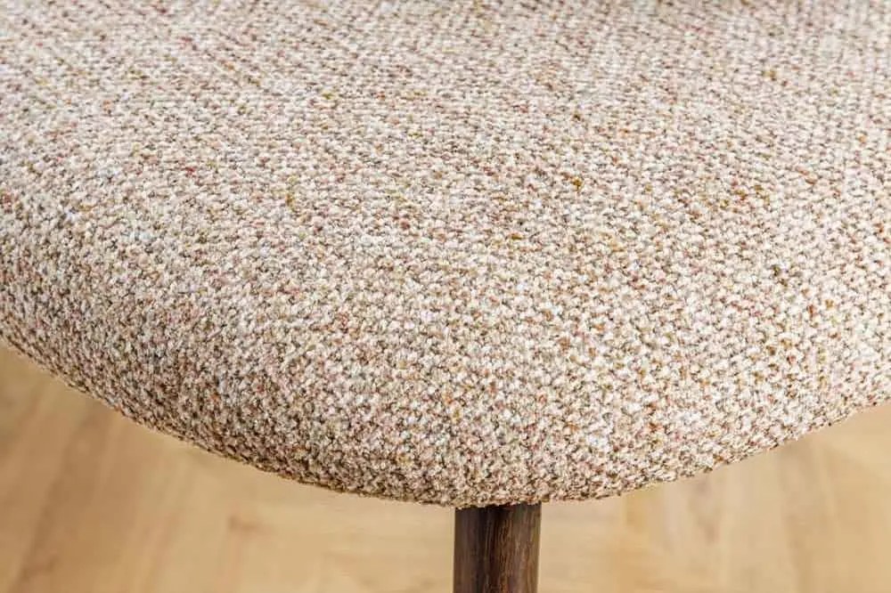 Designová jídelní židle Harding taupe béžová / hnědá