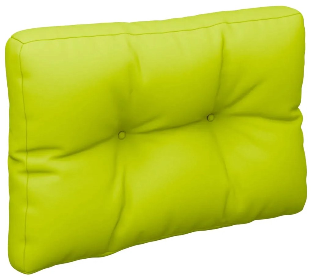 vidaXL Poduška na palety jasně zelená 60 x 40 x 12 cm textil