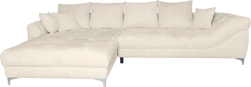 XXXLutz ROHOVÁ SEDAČKA, textil, šedobéžová Carryhome - Sedací soupravy - 00000F000201
