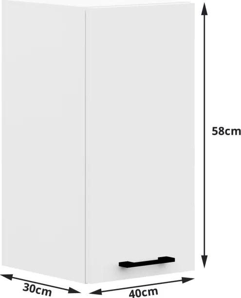 Kuchynská linka OLIWIA 2.4 m bílá