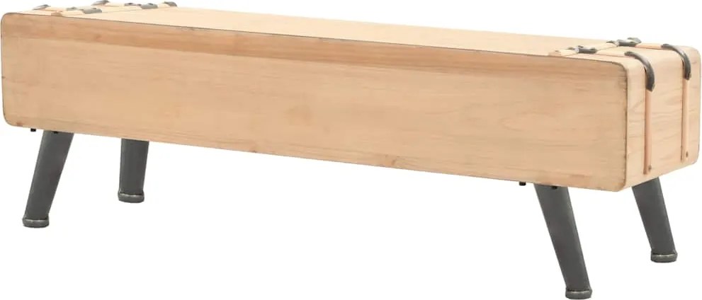 TV stolek masivní jedlové dřevo 120 x 33 x 35 cm 245773