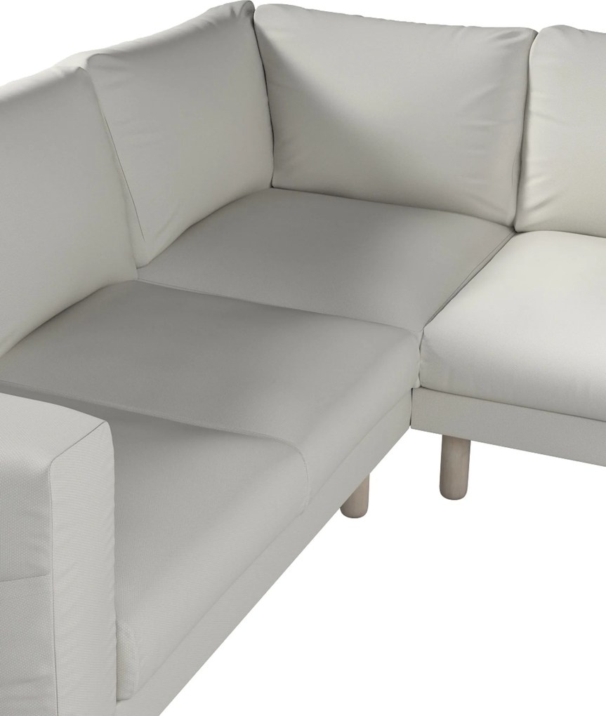 Potah na pohovku IKEA Norsborg rohová 4-místná barva šedá látka pletený vzor