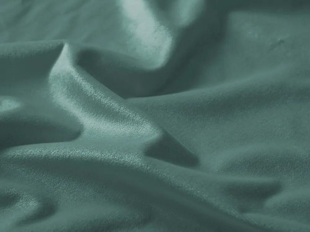 Biante Sametový čtvercový ubrus Velvet Premium SVP-022 Ledově zelený 50x50 cm