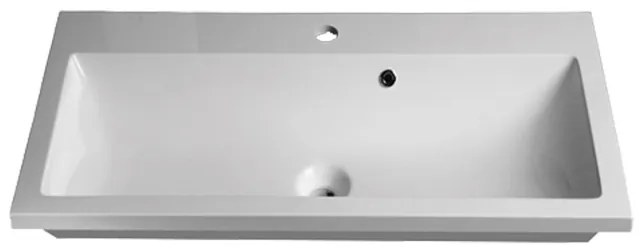 A-Interiéry Nábytkové umyvadlo z litého mramoru Sigma U 80 LM (80x41,8x15 cm)