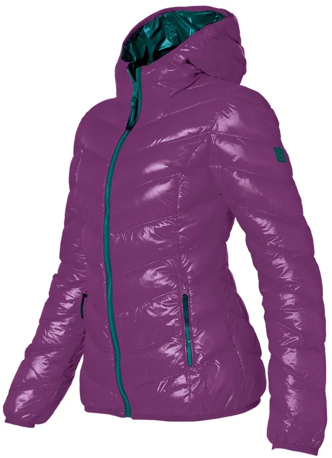 dámská zimní bunda Brekka Holiday Down Jacket WM - PLU, fialová švestková