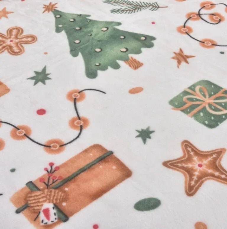 Mikroplyšové povlečení vánoční Christmas 200x140cm+90x70cm TiaHome
