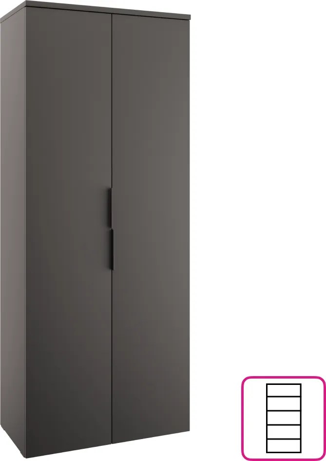 Skříň, antracit, ADAPO ADP01
