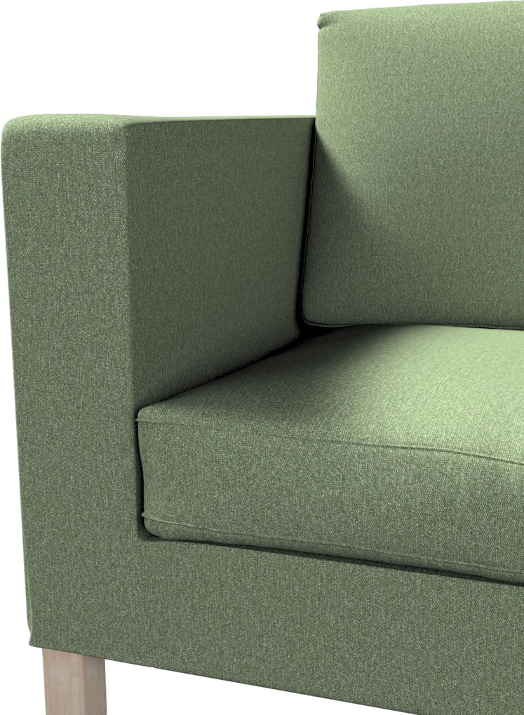Potah na pohovku IKEA  Karlanda 2-místná, krátký barva zelená látka pletený vzor