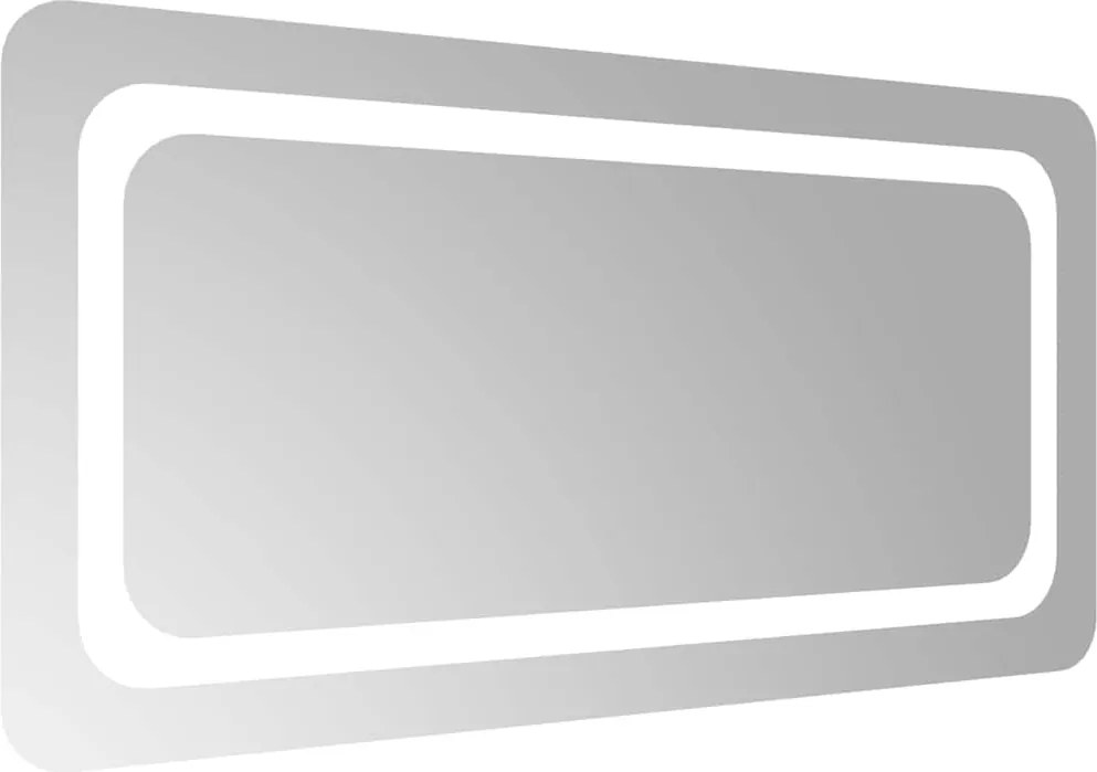 Koupelnové zrcadlo s LED osvětlením 80 x 40 cm 151785
