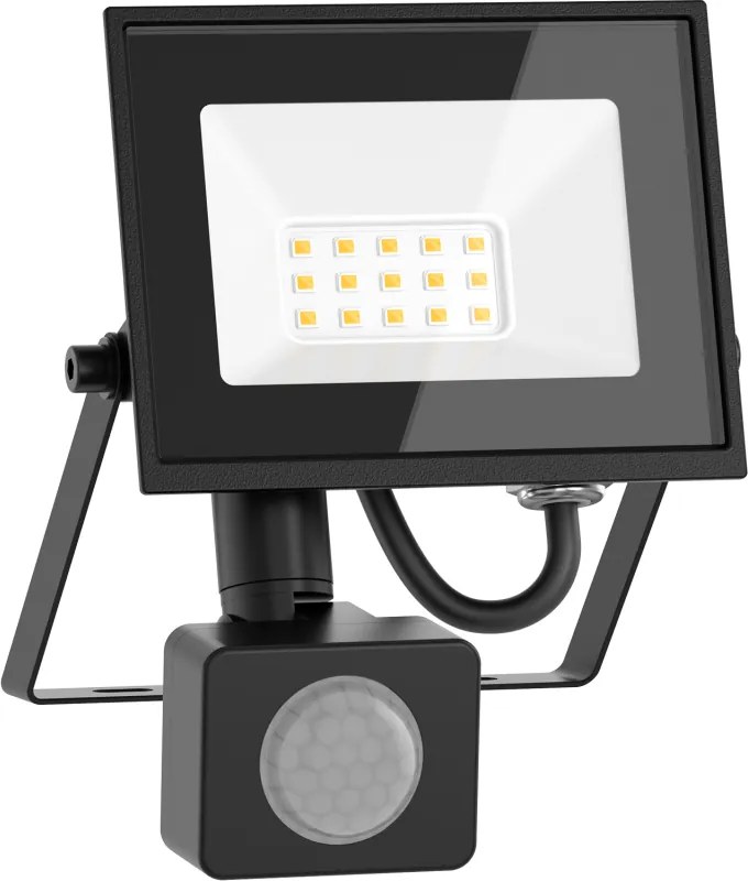 Mexen Luxpro+ LED reflektor s pohybovým senzorem, 10W, studená - 6500K, 1100 lm, černá - L236-010-65-70